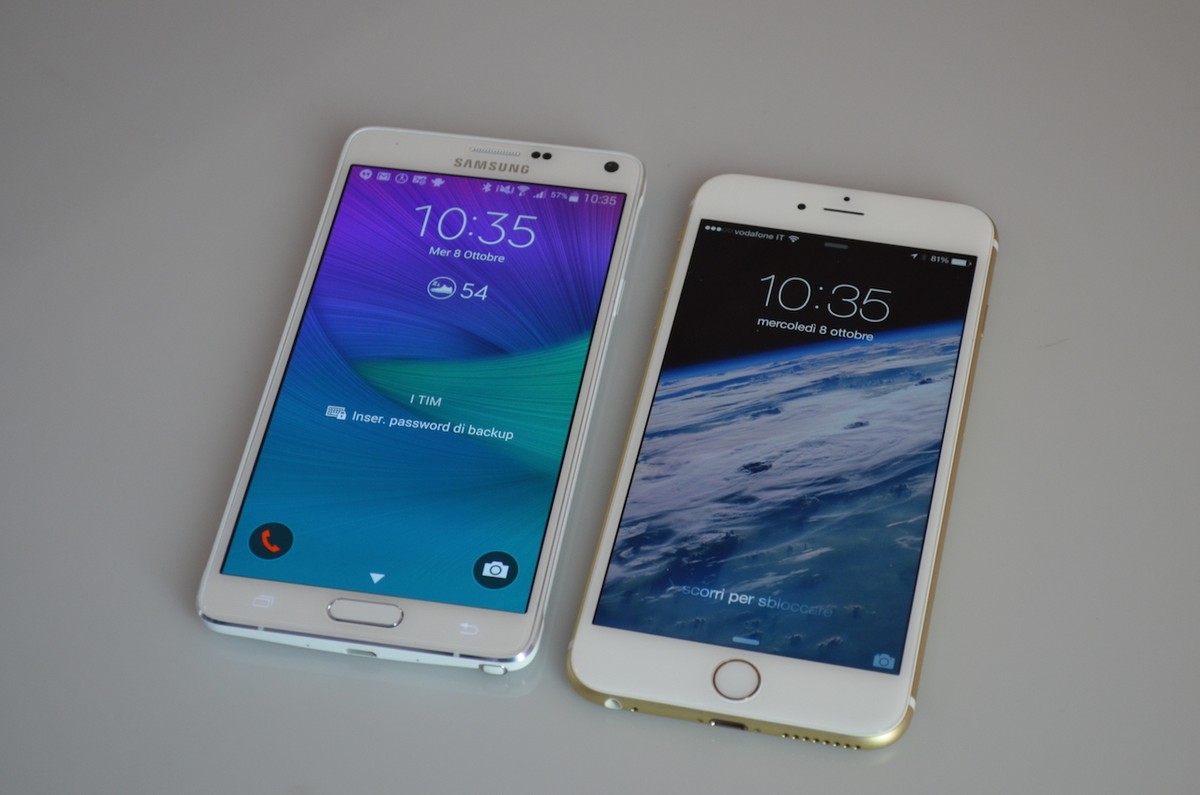 iPhone 6 Plus vs. Note 4: il Confronto di HDblog.it - HDblog.it